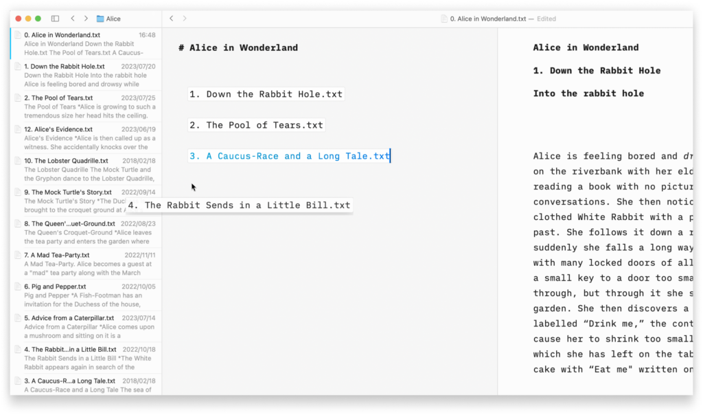 Content Blocks in iA Writer: Include images, tables, text files and code